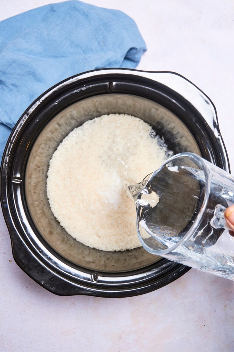 Easy Fluffy Crock Pot Rice Recipe