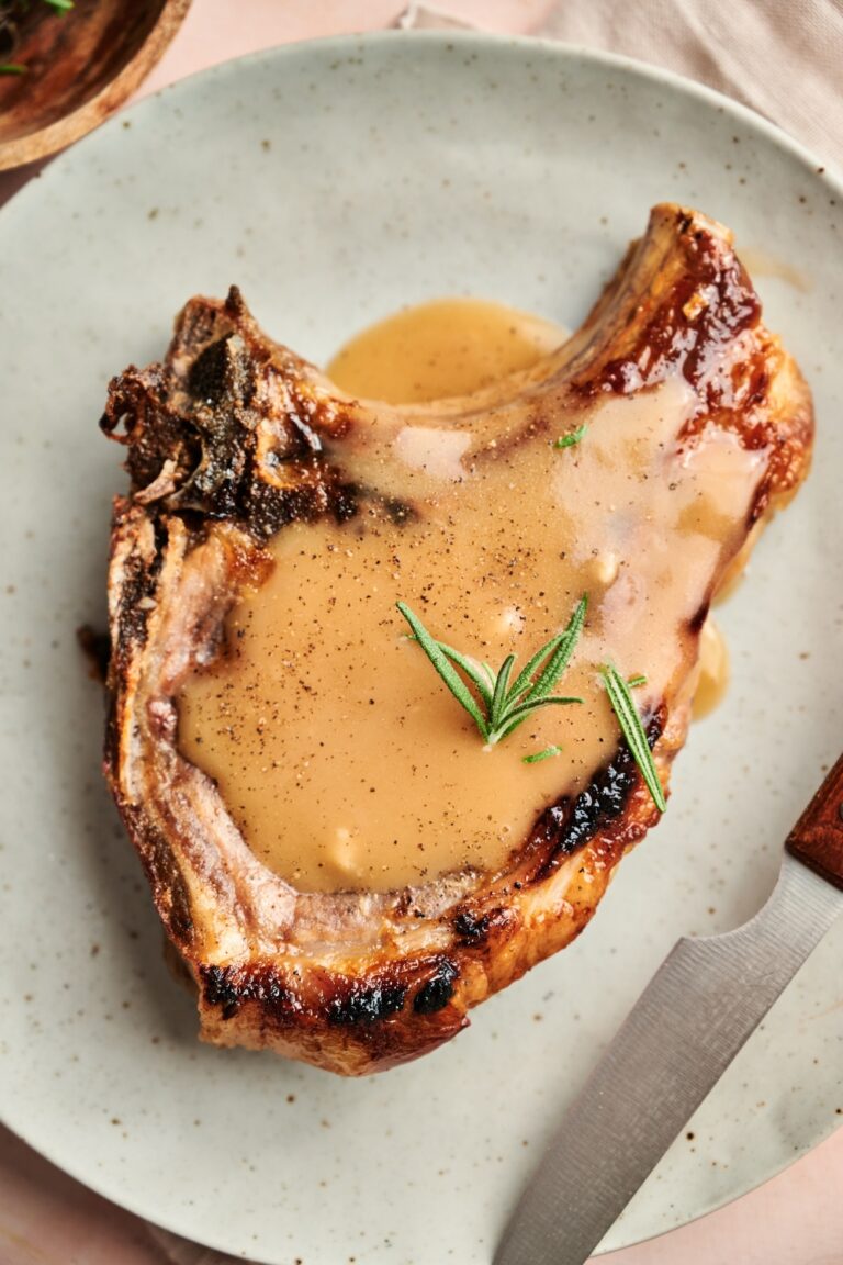 Tender and Juicy Reverse Sear Pork Chop Recipe