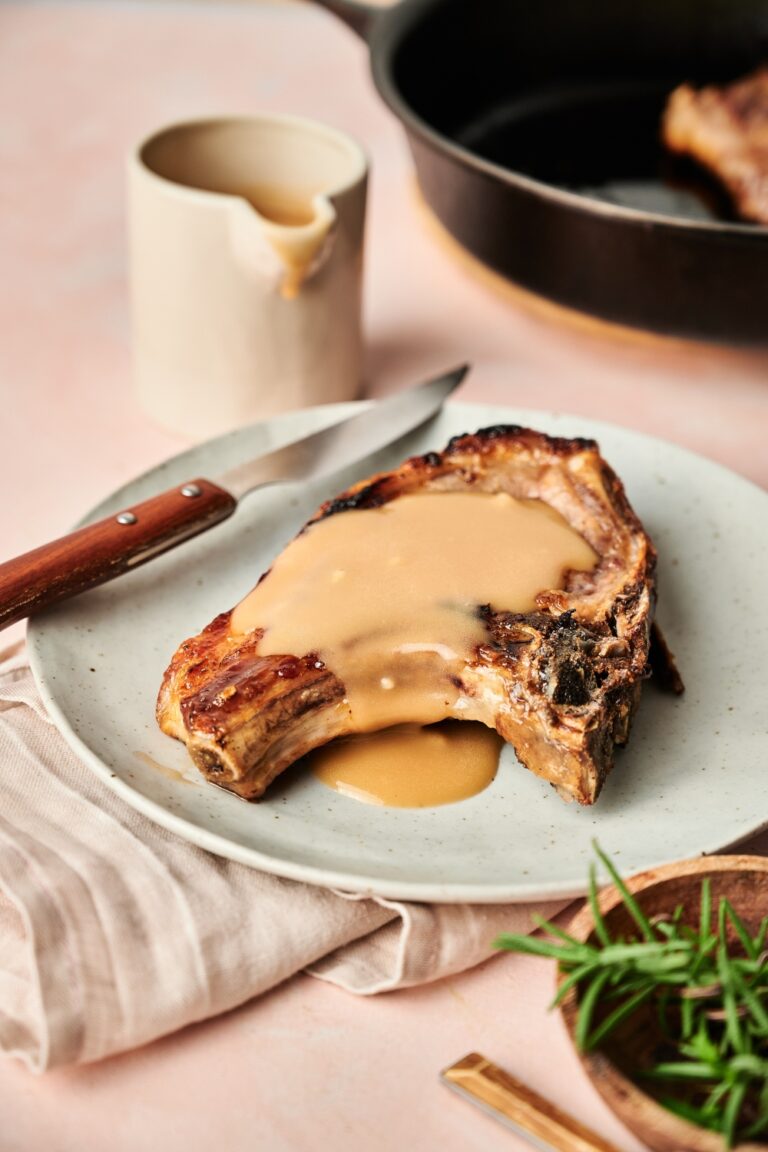 Tender and Juicy Reverse Sear Pork Chop Recipe