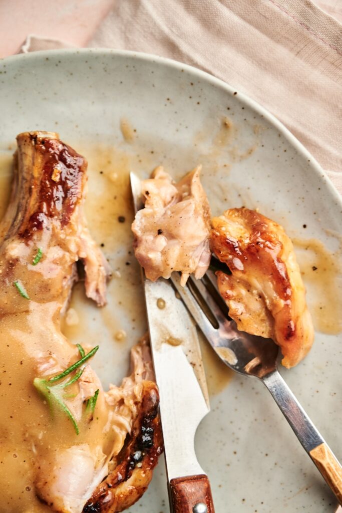 Tender and Juicy Reverse Sear Pork Chop Recipe