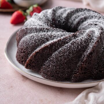 The Most Incredible Rich & Moist Chocolate Pound Cake Recipe