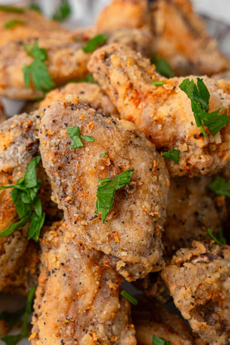 Homemade Wingstop Lemon Pepper Wings