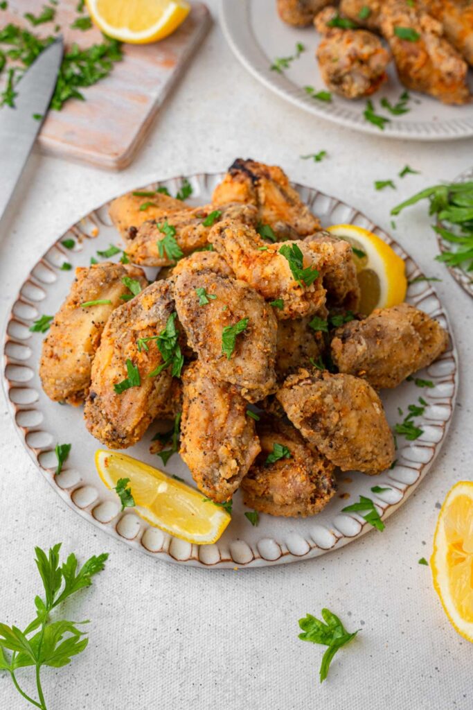 Homemade Wingstop Lemon Pepper Wings