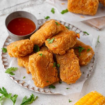 Deep Fried Crispy Corn Nuggets Recipe