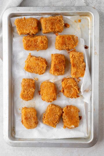 Deep Fried Crispy Corn Nuggets Recipe