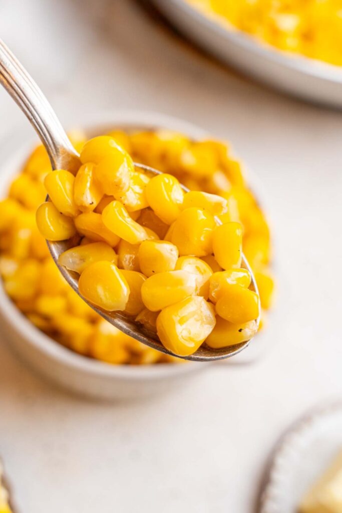 Buttery Sautéed Corn Cooked In a Skillet In 15 Minutes
