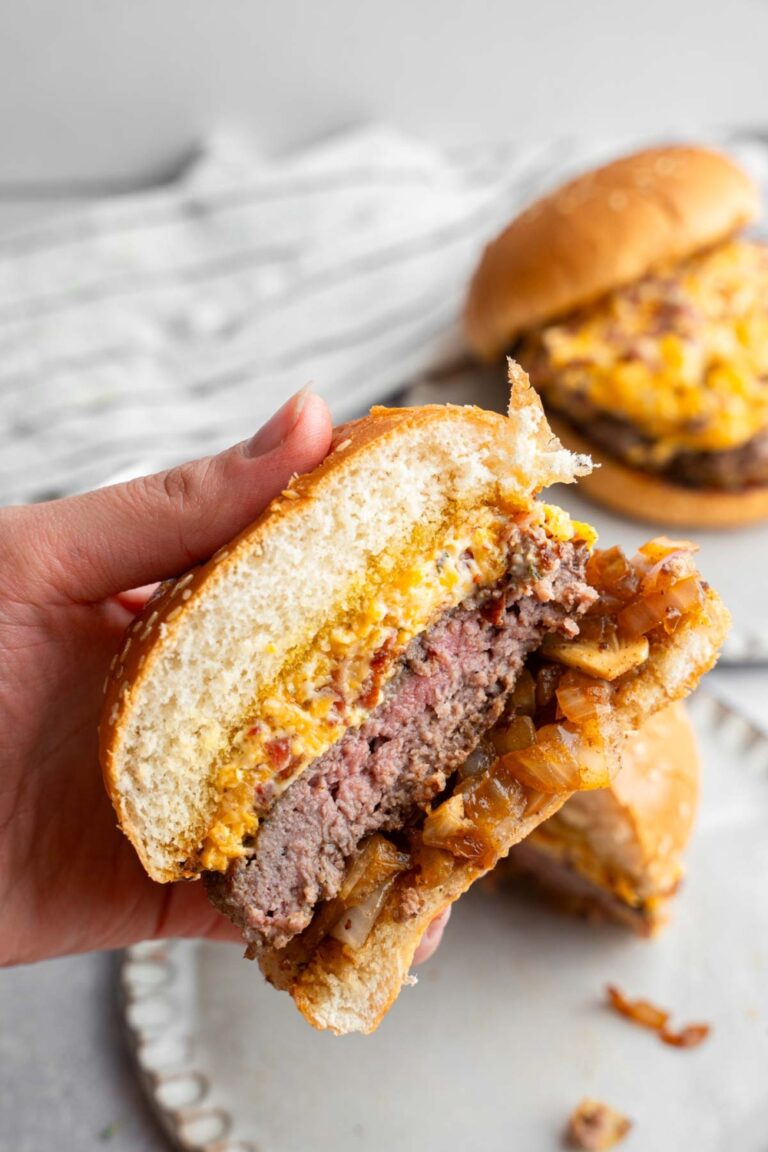 Crack Burger Recipe (Cheddar Bacon Ranch Burger)