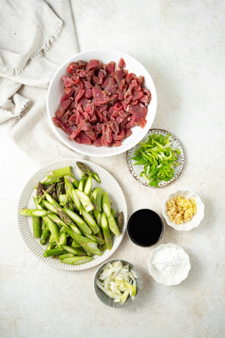 Shaved Steak Stir Fry Recipe (With Asparagus and Rice)