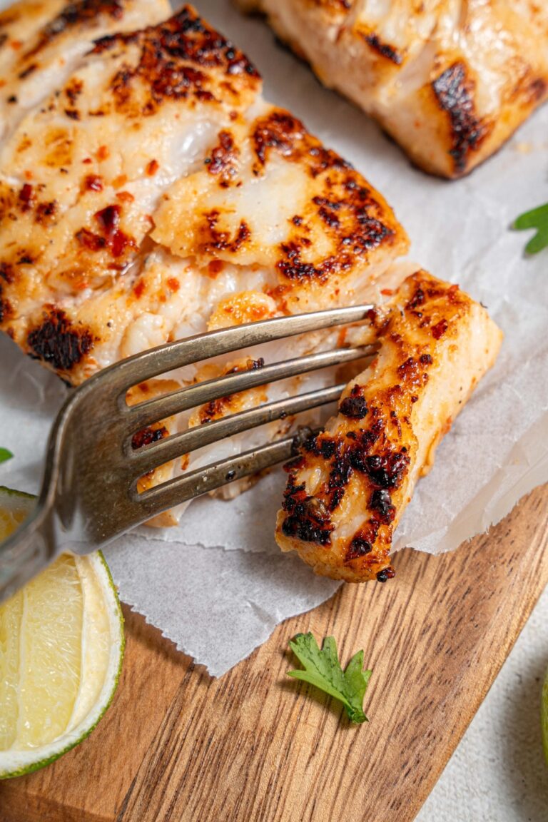 Lemony Garlic Pan Seared Mahi Mahi Recipe