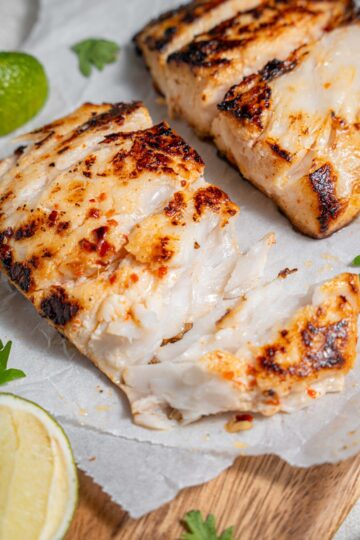 Lemony Garlic Pan Seared Mahi Mahi Recipe