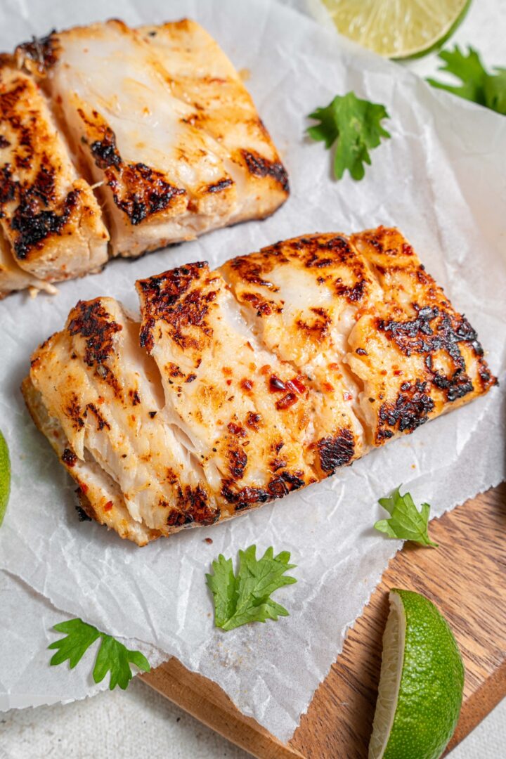 Lemony Garlic Pan Seared Mahi Mahi Recipe