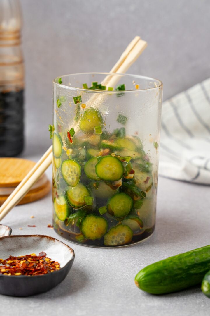 Viral Cucumber Salad (Logan's TikTok Recipe)