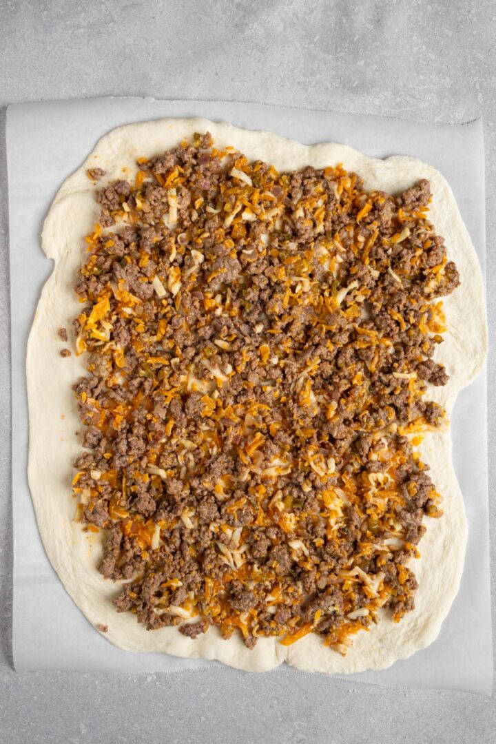 Easy Garbage Bread Recipe Made With Pizza Dough