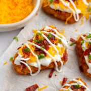 Loaded Hash Browns (Extra Crispy and Cheesy)