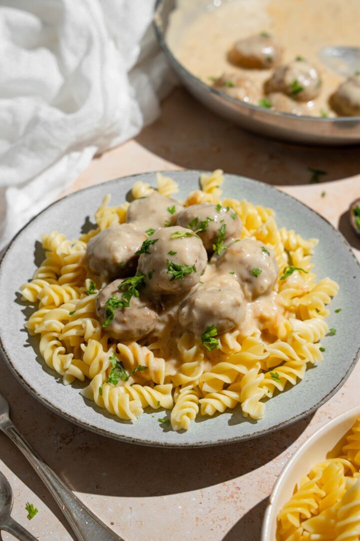 Easy Swedish Meatballs with Frozen Meatballs