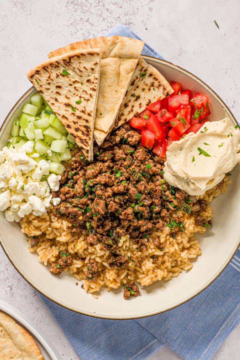 Ground Lamb Bowls (Easy Mediterranean Ground Lamb Recipe)