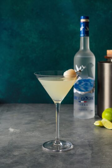 Lychee Martini Recipe (Easy Vodka Cocktail with Canned Lychees)