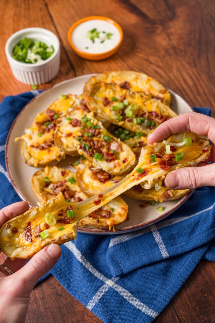 Crispy Loaded Potato Skins