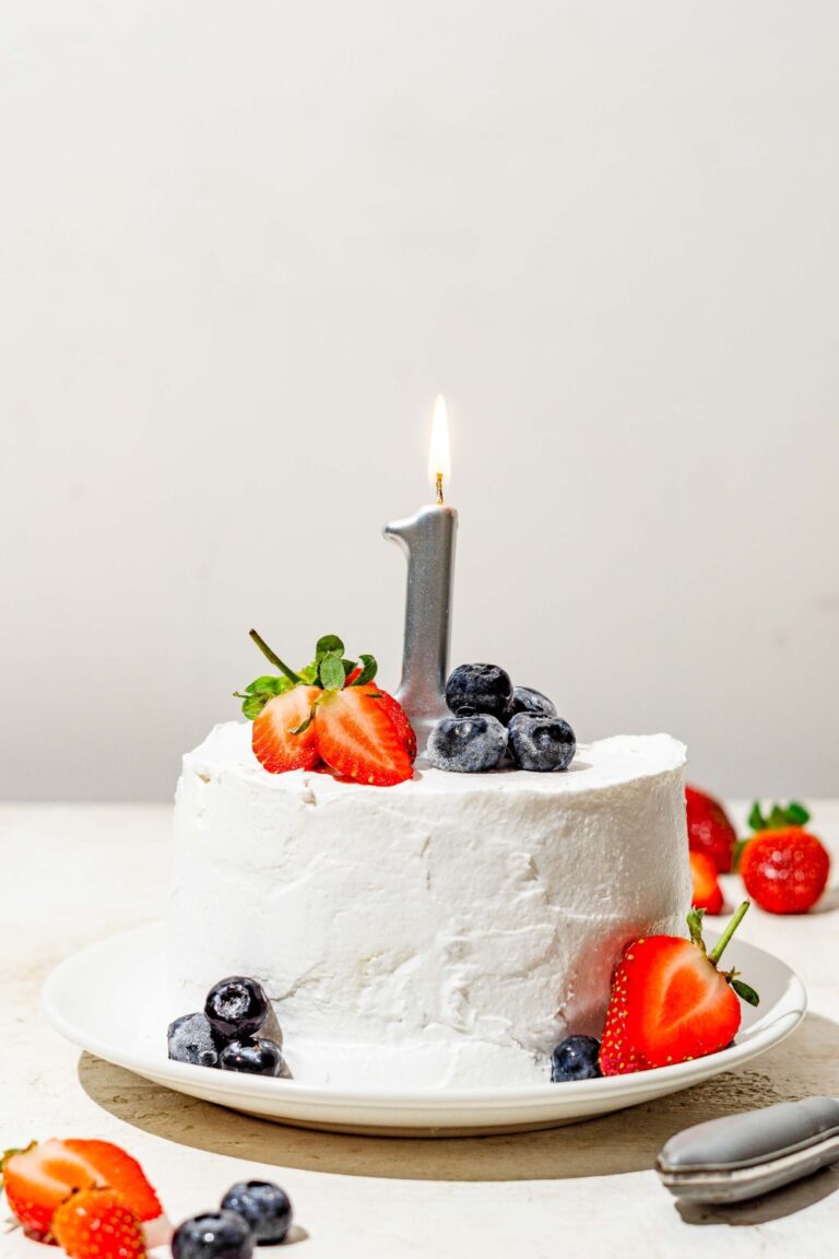 First Birthday Smash Cake (Healthy Banana Smash Cake for Baby)