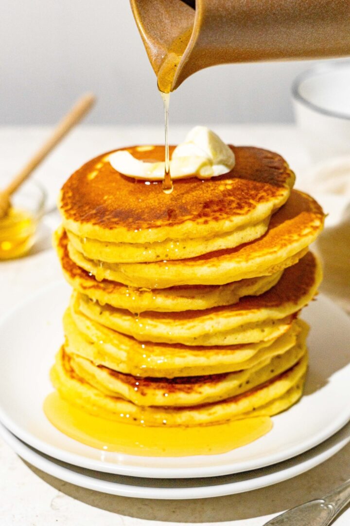 Cornmeal Pancakes (Extra Fluffy Pancake Recipe)