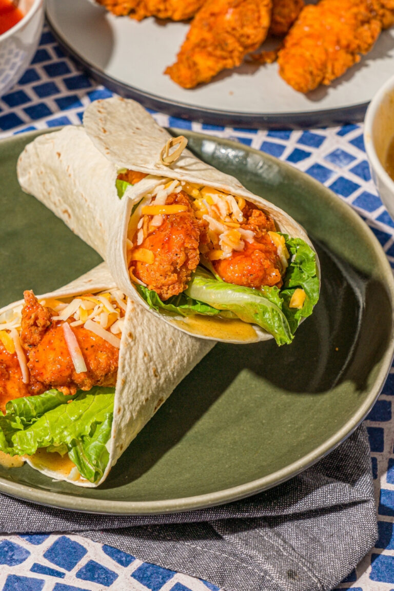 Crispy Chicken Wraps (Flavor-Packed Chicken Tender Wraps)