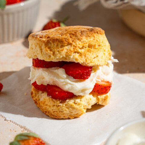 Strawberry Shortcake Biscuits (Easy Shortcake Biscuits Recipe)