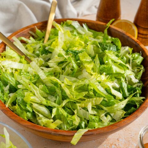 Iceberg Lettuce Salad (Viral TikTok Salad With Lemony Vinaigrette)