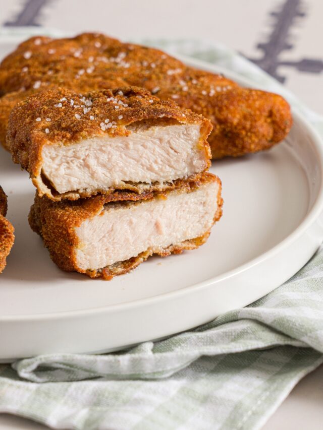 Crispy Pan-Fried Breaded Pork Cutlets - I'm Hungry For That