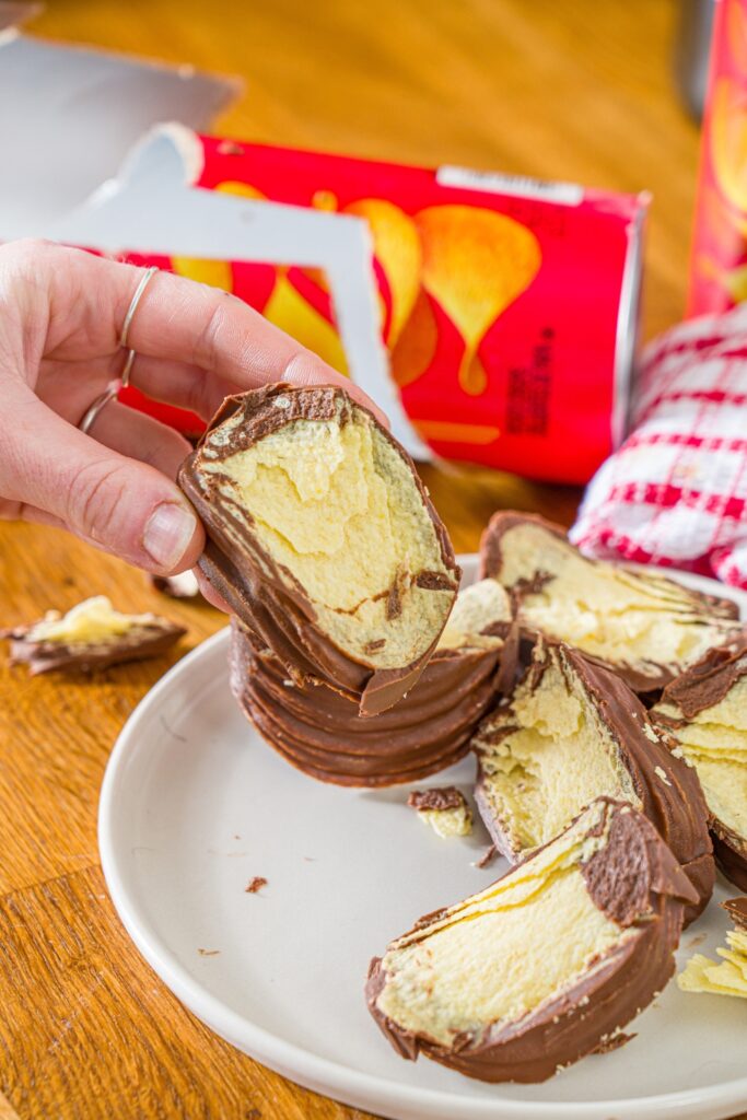Viral Pringles Chocolate Block