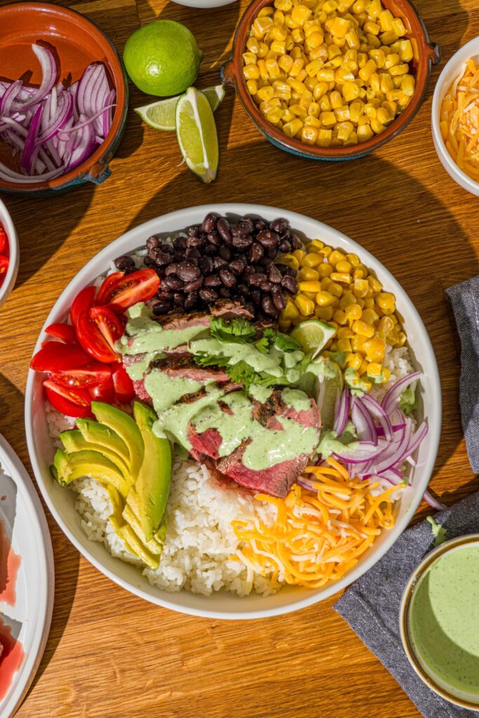 Cilantro Lime Steak Bowls Recipe